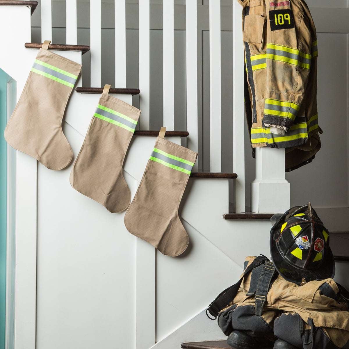 Firefighter Christmas Decor – Fully Involved Stitching