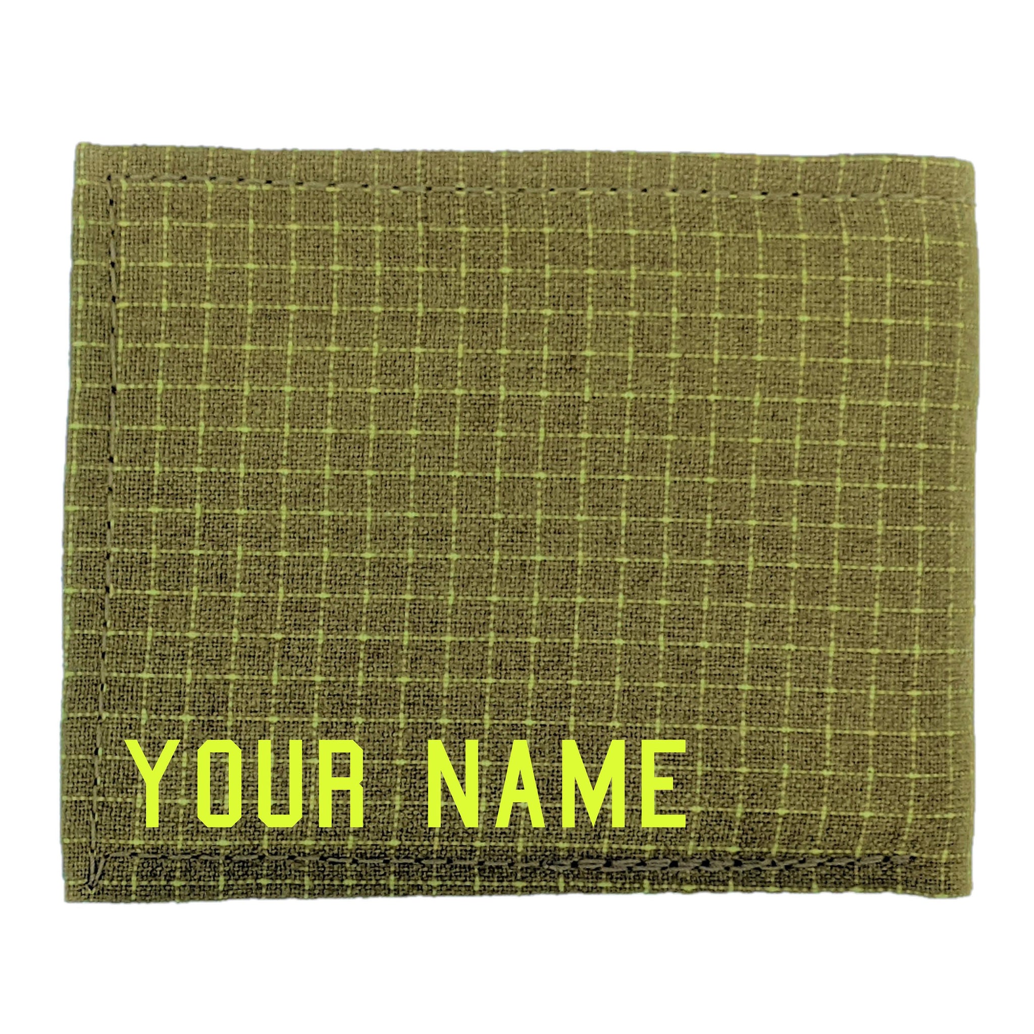 BLEMISHED Firefighter Personalized TAN Captain Wallet